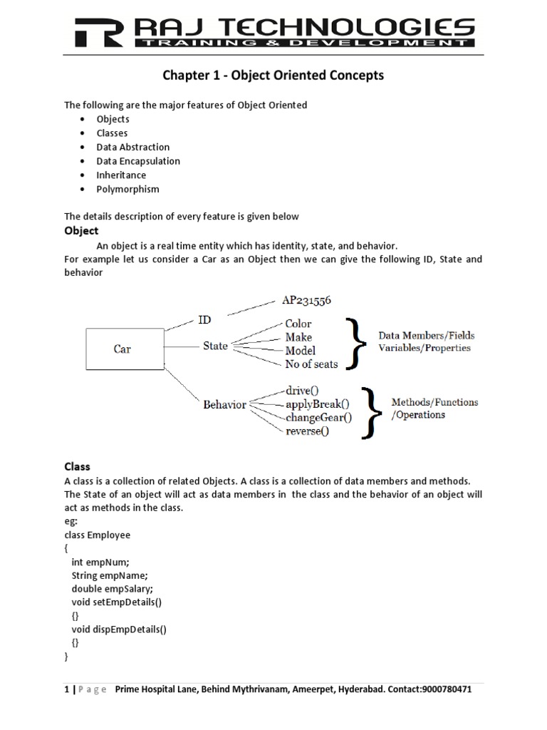 Raj Technologies Core Java Hand Book - 15 Days V1.0 | PDF | Array Data ...
