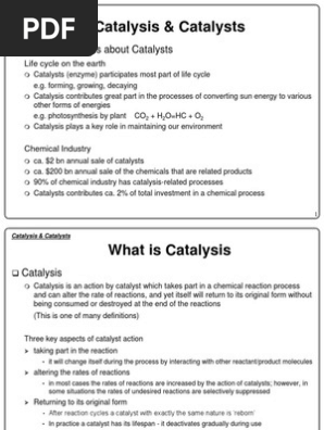 Catalysis pdf store
