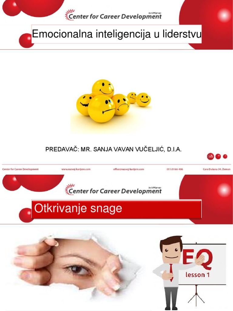 Emocionalna Inteligencija U Liderstvu | PDF