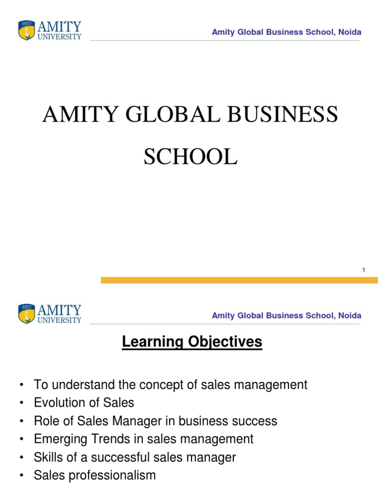 Introduction To Sales Management | PDF | Sales | Marketing