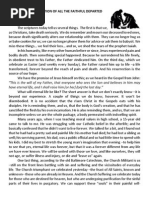 Funeral Ceremony Script | PDF | Heaven | Funeral