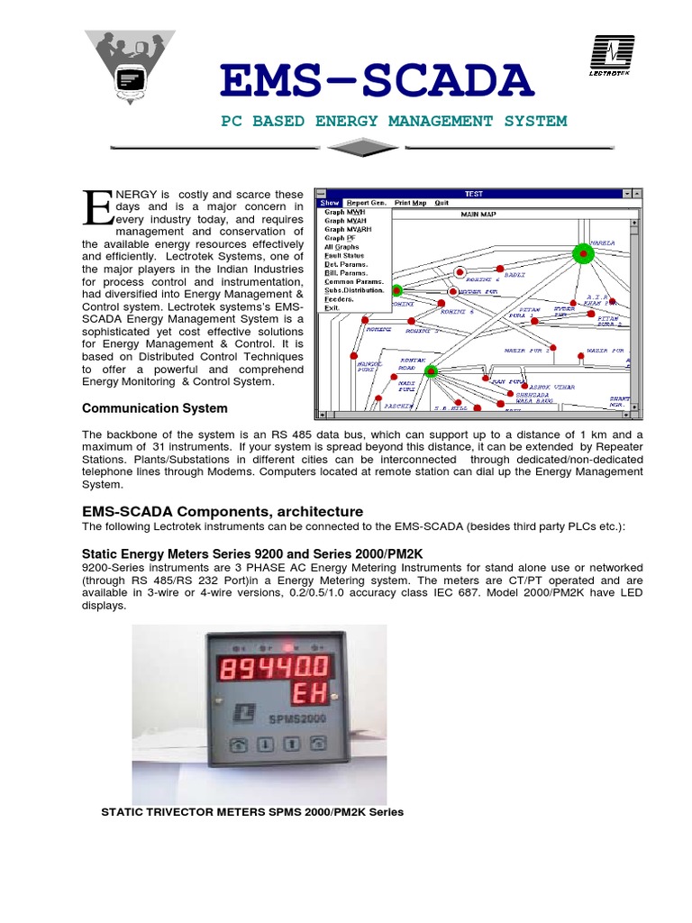 EMS & SCADA PC Based Energey Management Systems | Programmable Logic ...