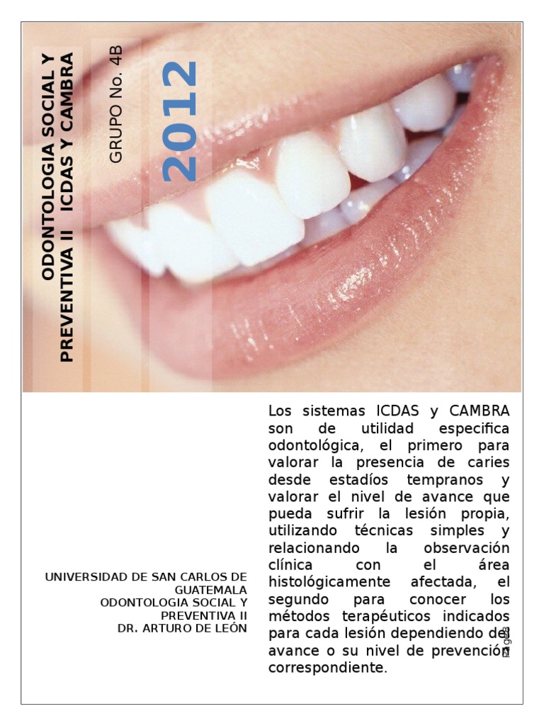 icdas-cambra | Diente humano | Higiene oral