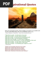 50 Inspirational Book Excerpts | PDF | Mind | Thought