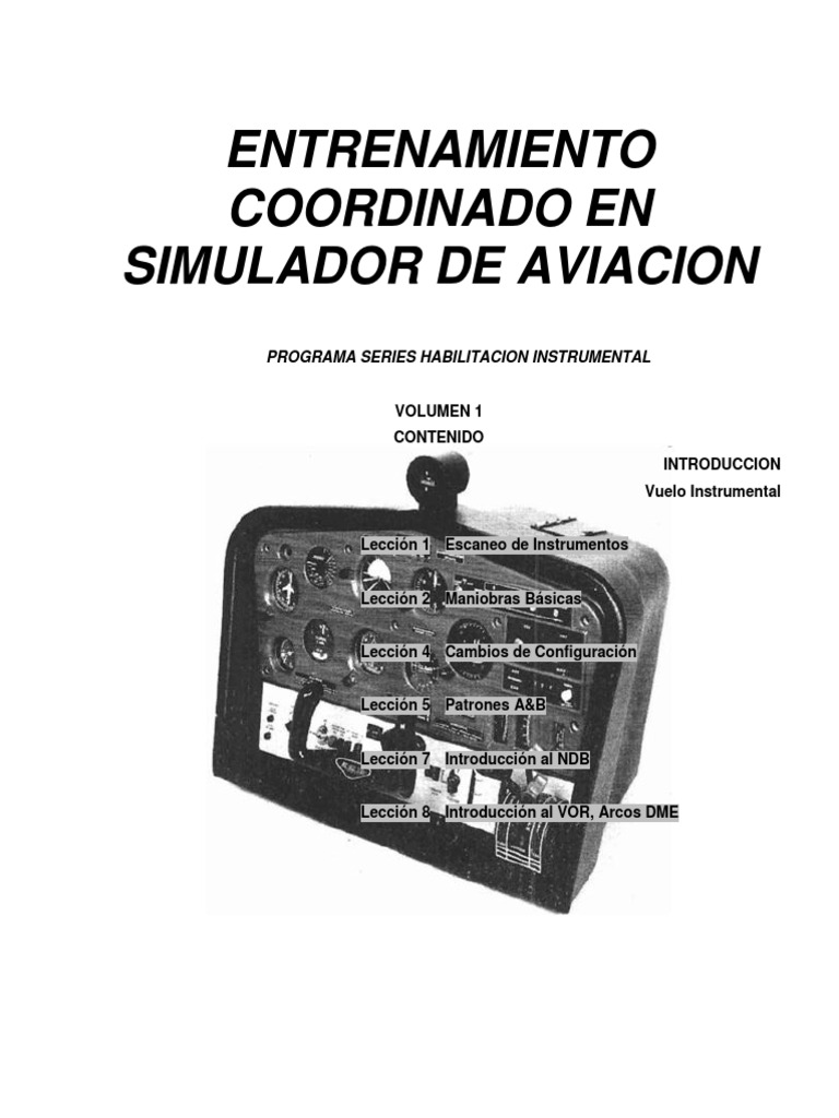 Guia de Entrenamiento en Simulador Atc 610 | PDF | Aeroespacial | Aeronave