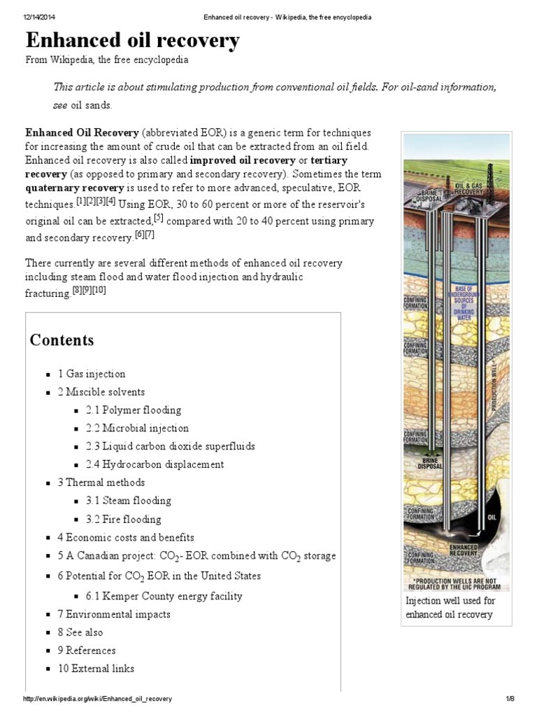 Enhanced Oil Recovery | PDF | Enhanced Oil Recovery | Petroleum