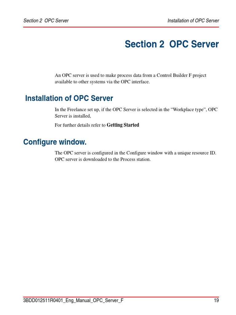 OPC Server Setup | PDF | Gateway (Telecommunications) | Data Type