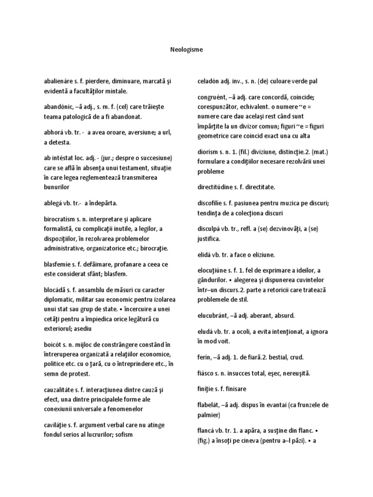 Neologisme | PDF