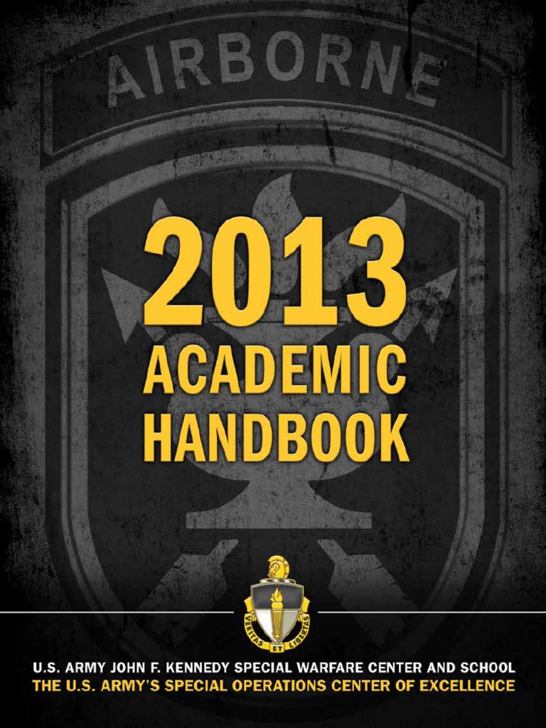 Academic Handbook | PDF | United States Special Operations Command ...