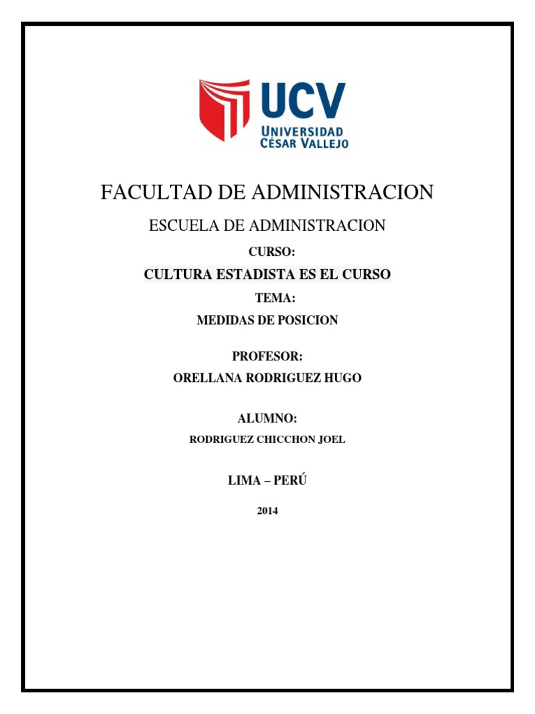 Carátula UCV para el Curso 2014 | PDF