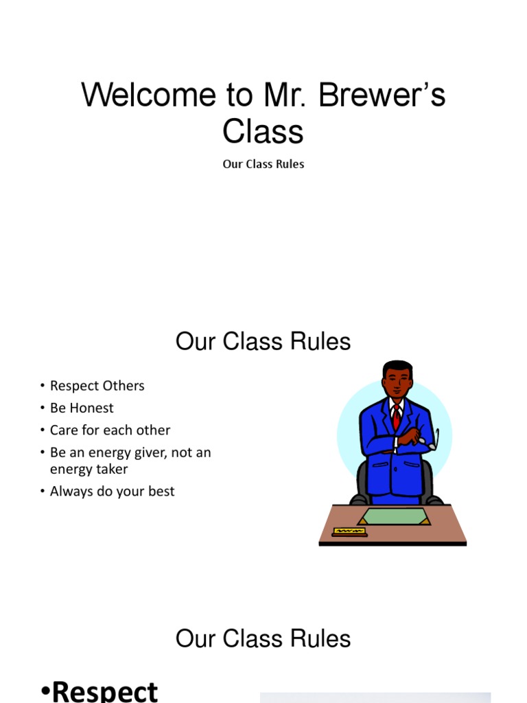 Classroom Rules for Respect & Honesty | PDF | Lifestyle