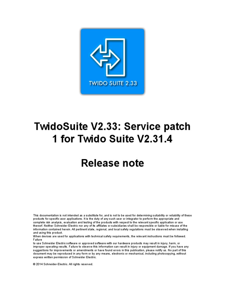 TwidoSuite V2.33docx | PDF | Installation (Computer Programs) | Windows 7