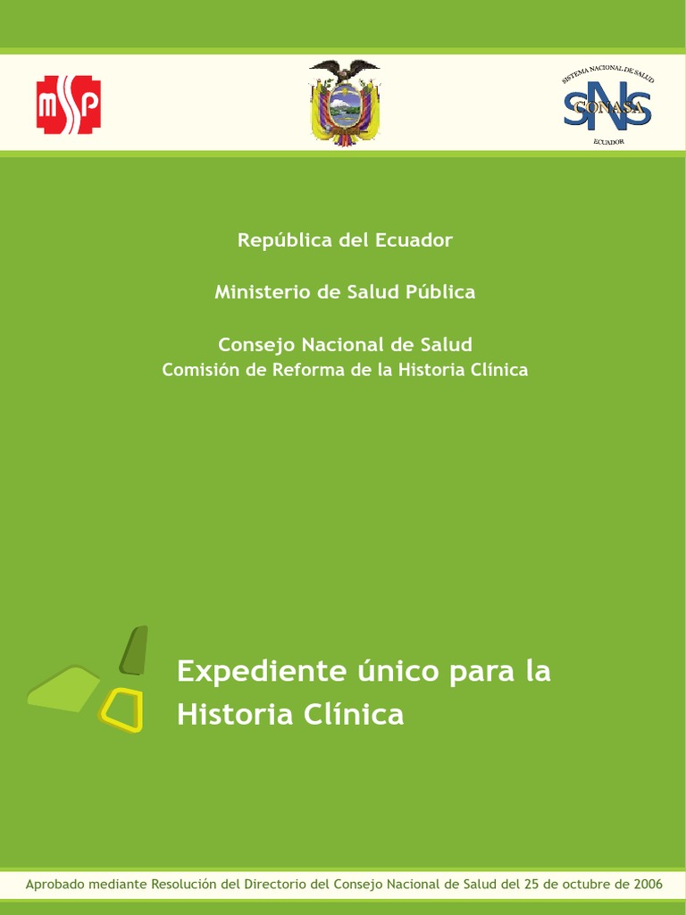 Formatos MSP | PDF | Diagnostico medico | Evaluación