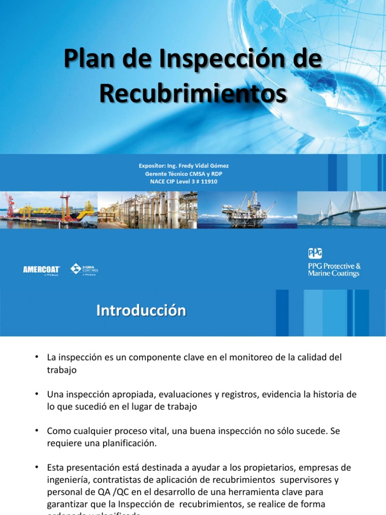 Plan de Inspección de Recubrimientos | PDF | Gestión de la calidad ...