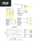 Pump Sizing Calculation Sheet | PDF | Pump | Horsepower