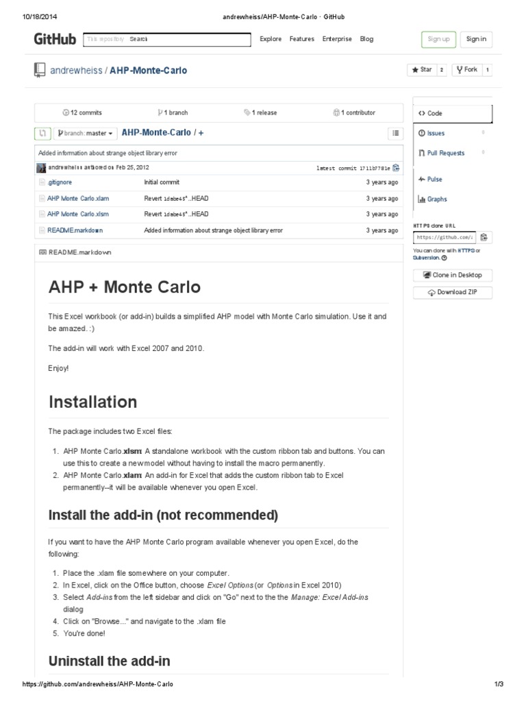 Andrewheiss - AHP Monte Carlo GitHub | PDF | Microsoft Excel | Digital Technology