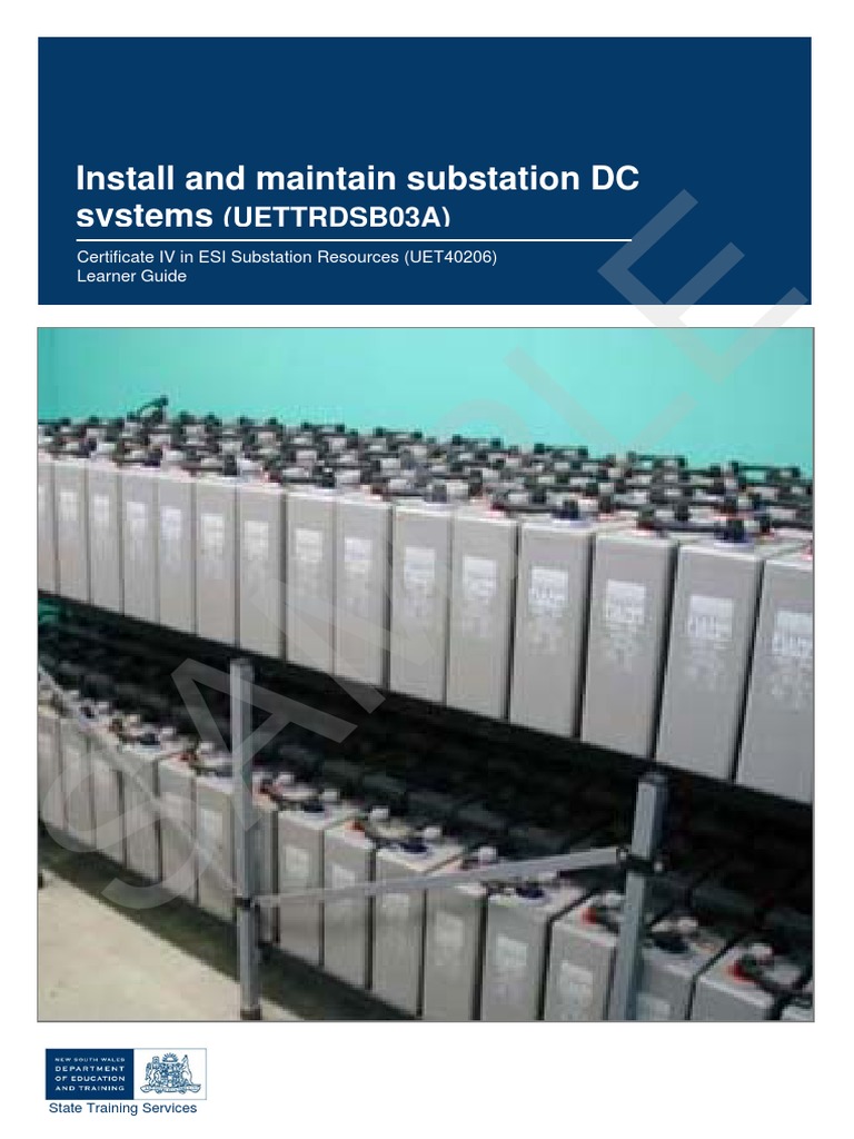 Substation DC Systems | PDF
