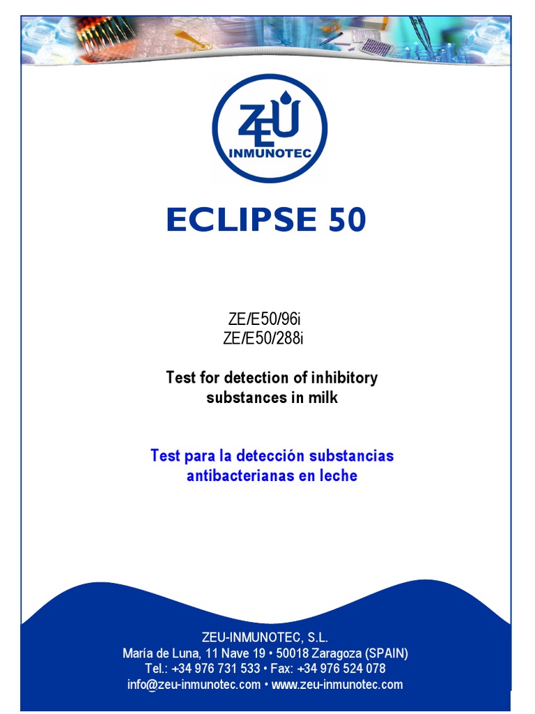 Eclipse 50 English | PDF | Antibiotics | Agar