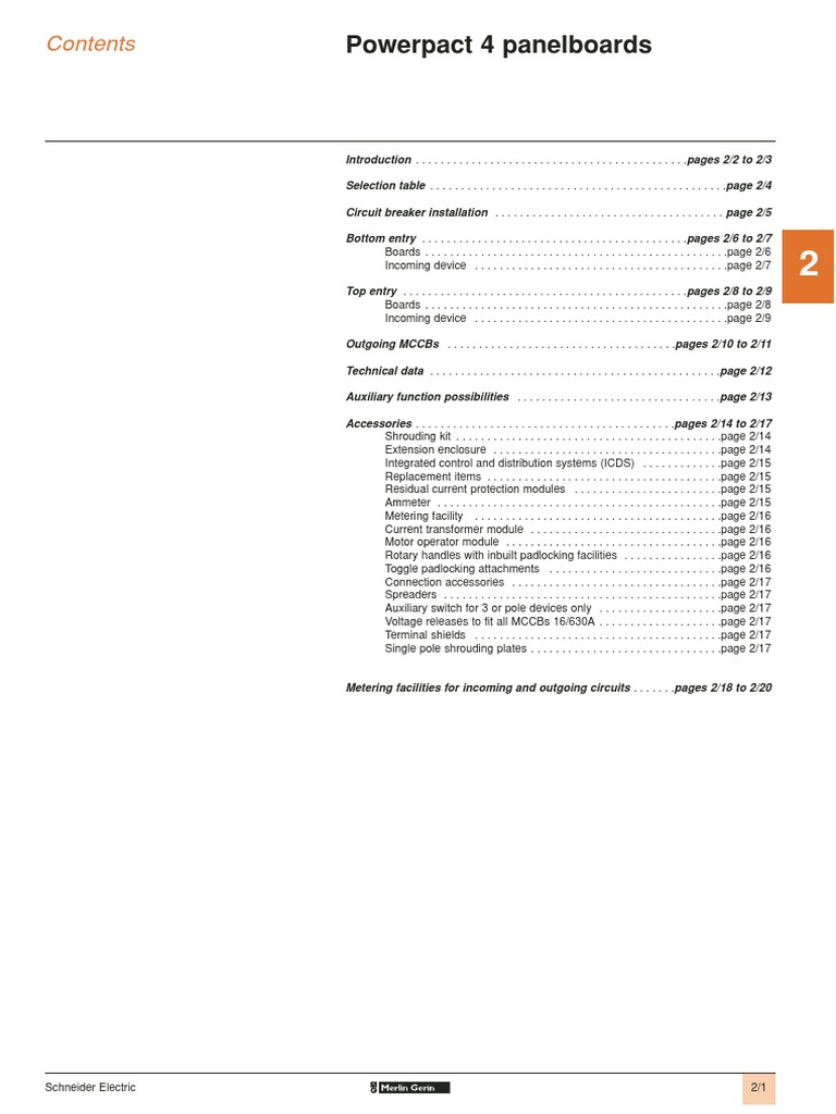 Powerpact 4 Panelboards Overview | PDF | Electrical Engineering ...