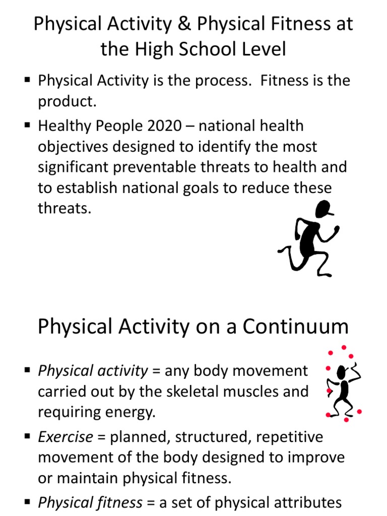 High School Physical Activity & Fitness Guide | PDF | Physical Fitness ...