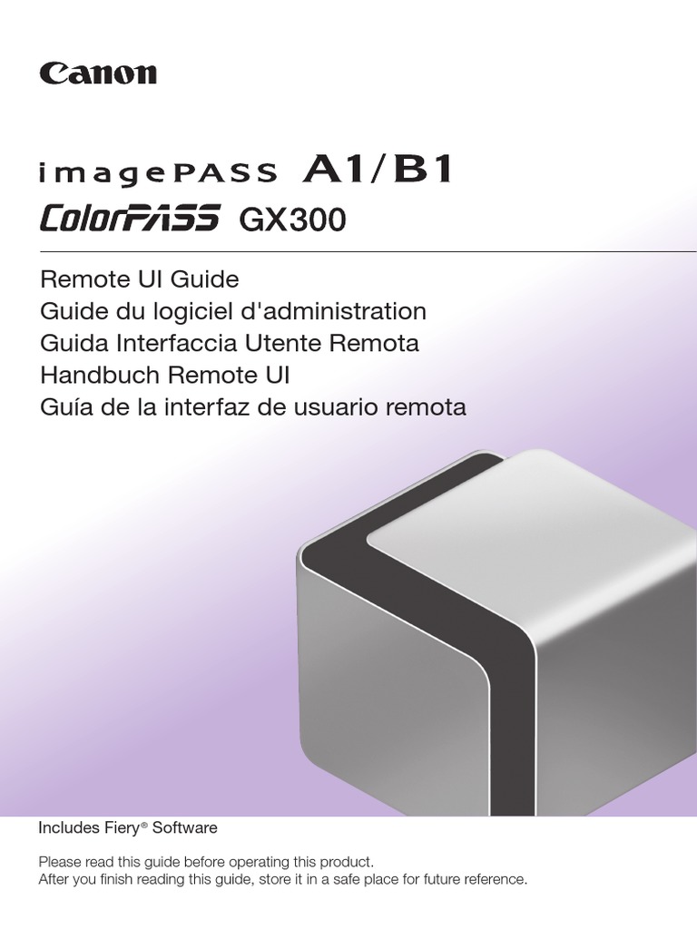 ImagePass A1/B1 RemoteUI Guide | PDF | World Wide Web | Internet & Web