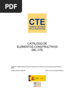 Catalogo de Elementos Constructivos Del CTE | PDF | Ventana | Aislamiento térmico