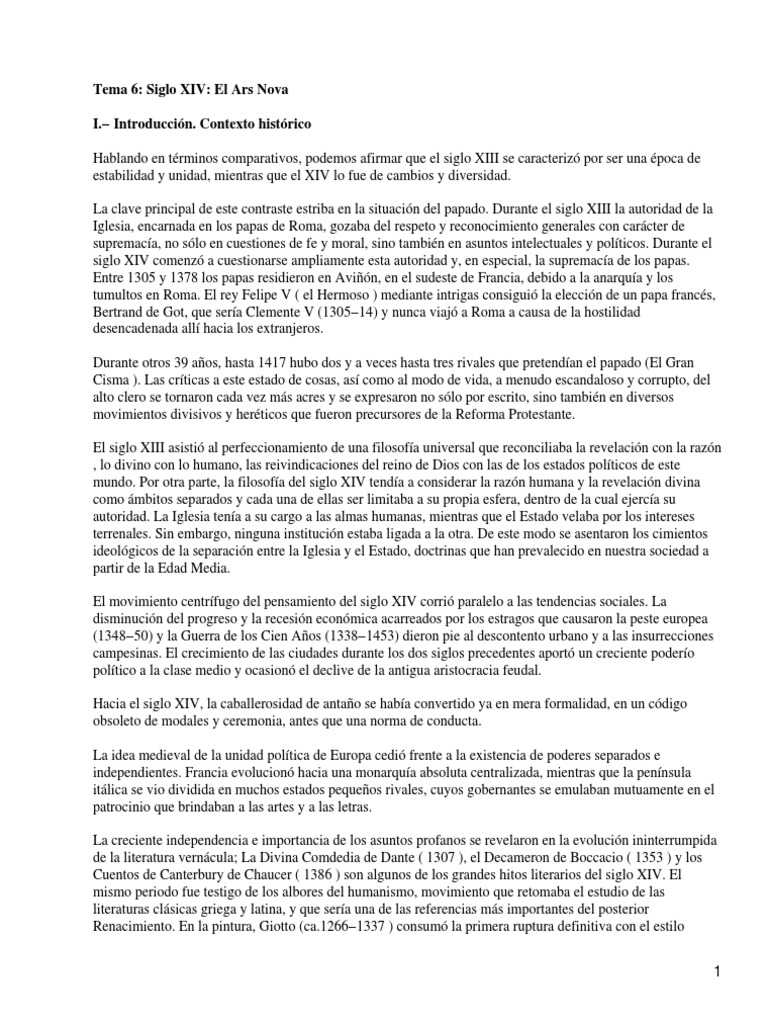 Ars Nova | PDF | Composiciones Musicales | Ritmo