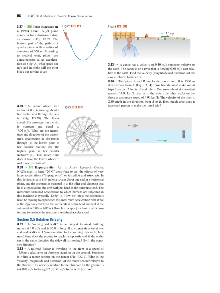 Physics I Problems | PDF | Acceleration | Speed