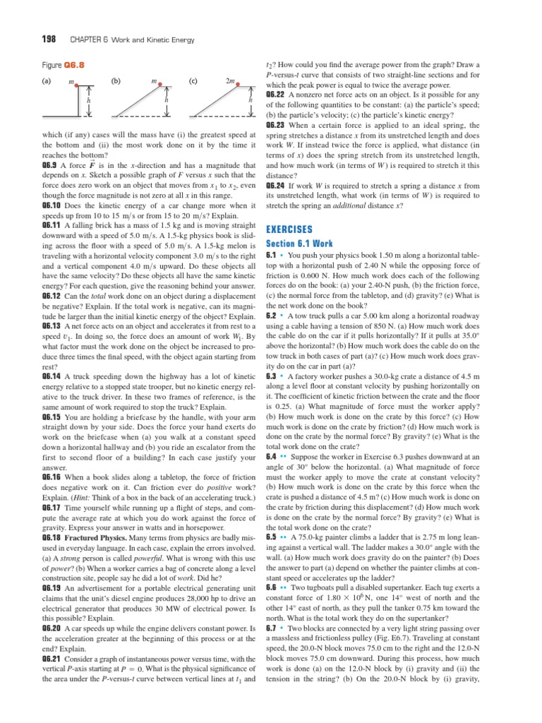 Physics I Problems Pdf Pdf Force Power Physics
