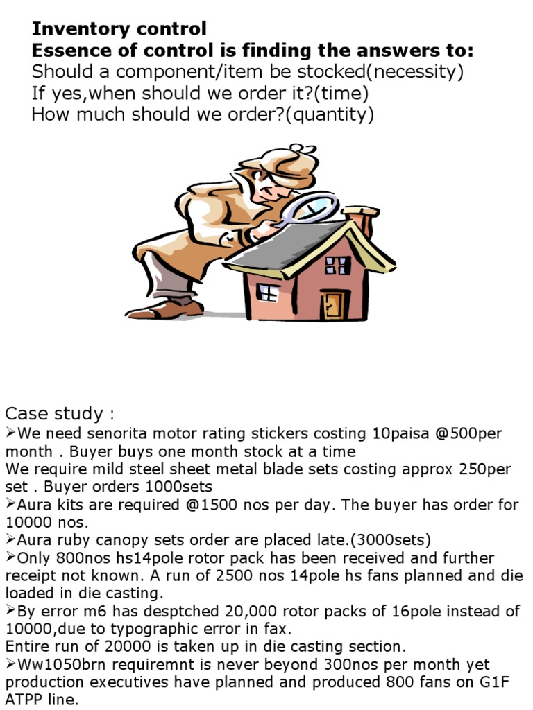 Methods of Inventory Control | PDF | Inventory | Economies