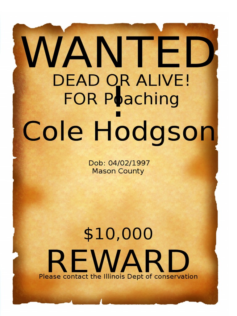 Wanted Poster | PDF