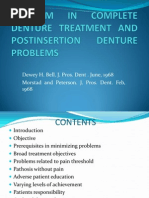 Post-Dam Techniques in Complete Dentures | PDF | Dentures | Nature