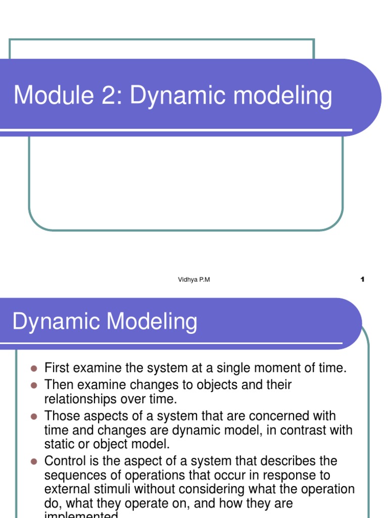 Modeling Dynamic Systems: An Introduction to Dynamic Modeling Concepts ...