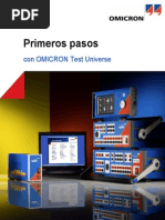 Manual de Usuario Test Universe OMICRON | PDF | Controlador de interfaz ...