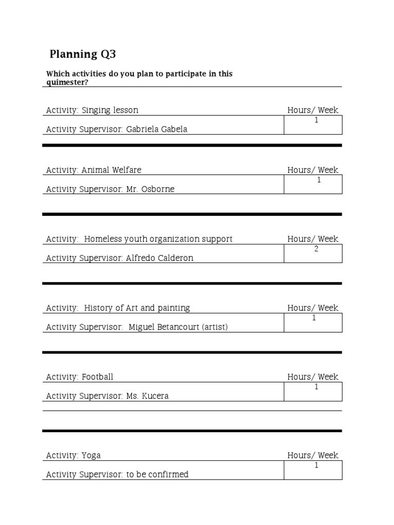Planning Q3 23iof6m | PDF | Applied Psychology | Cognitive Science