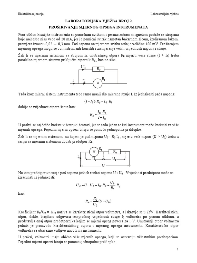 Laboratorijska Vjezba 2 | PDF