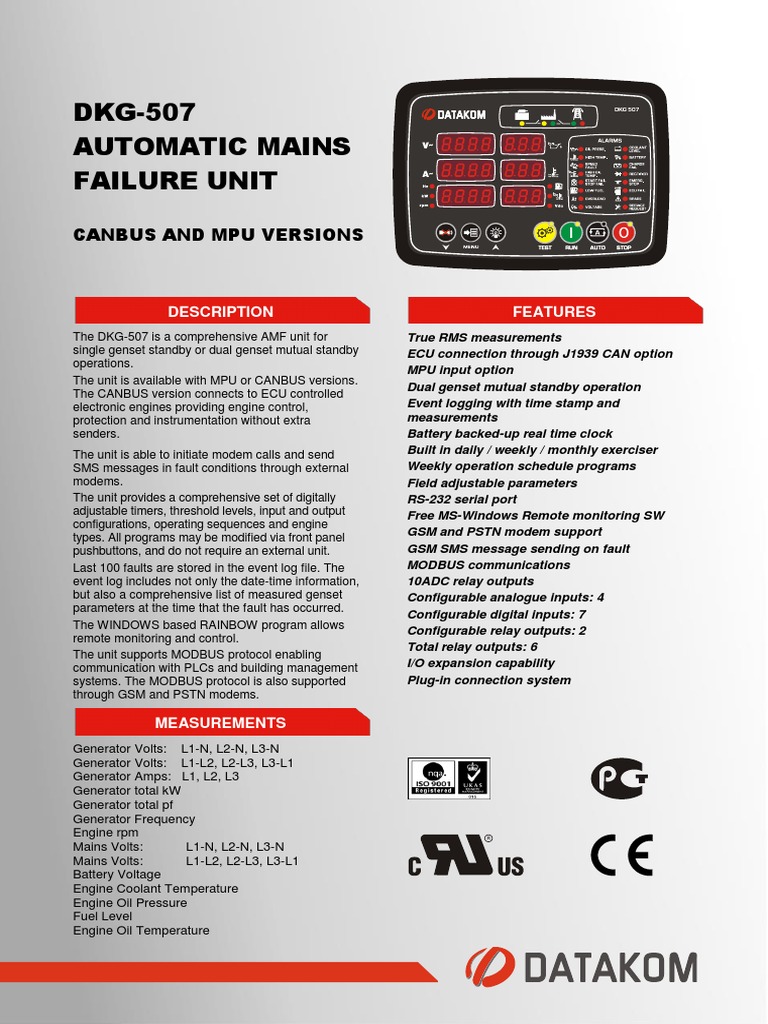 507 Manual | PDF | Relay | Programmable Logic Controller