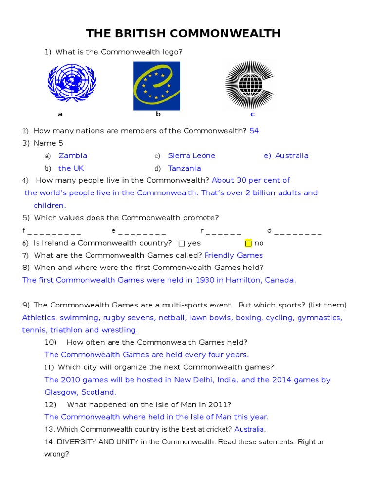 Your World Your Commonwealth Worksheet | Himalayas | Commonwealth Of ...