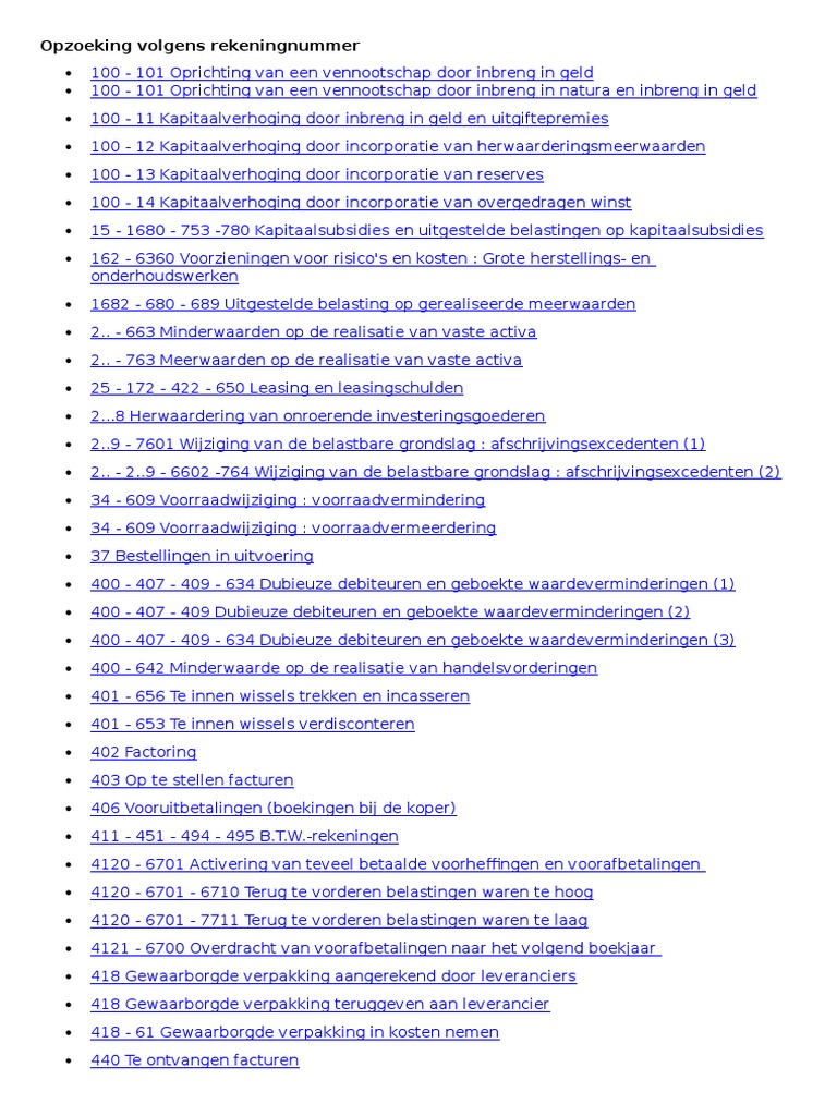 100 Meest Gebruikte Journaalposten | PDF