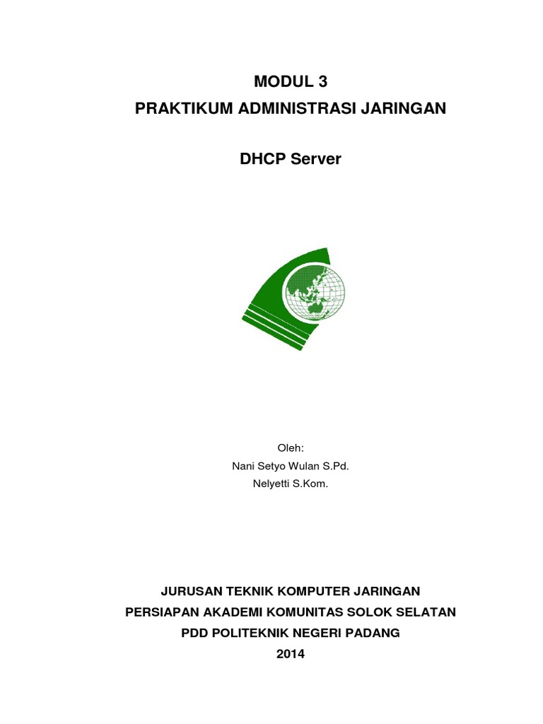 Modul 3 Praktikum Administrasi Jaringan - DHCP Server | PDF