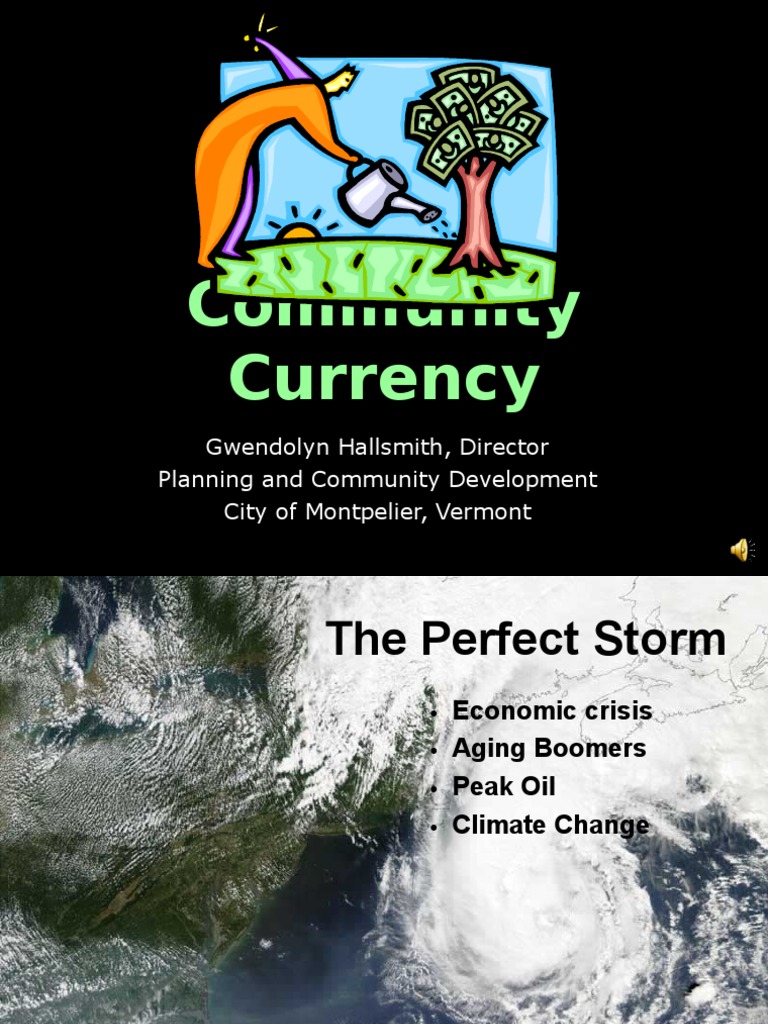 Community Currency Slide Show | PDF | Currency | Barter