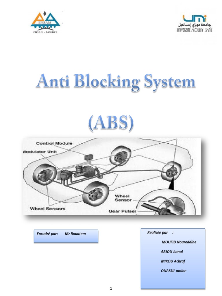 Abs | PDF | Frein | Système anti-blocage des roues