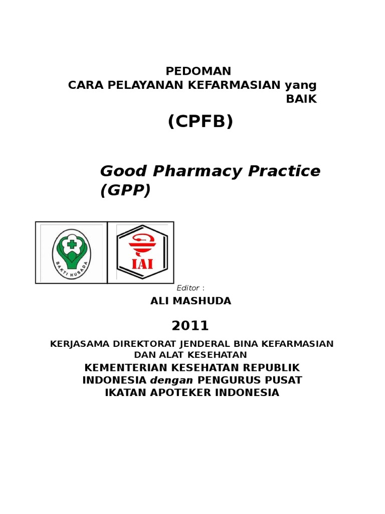 SOP CPFB Praktik Apoteker | PDF