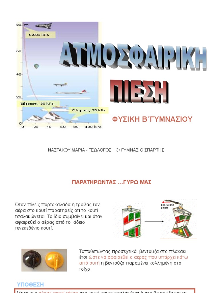ΑΤΜΟΣΦΑΙΡΙΚΟΣ ΑΕΡΑΣ | PDF
