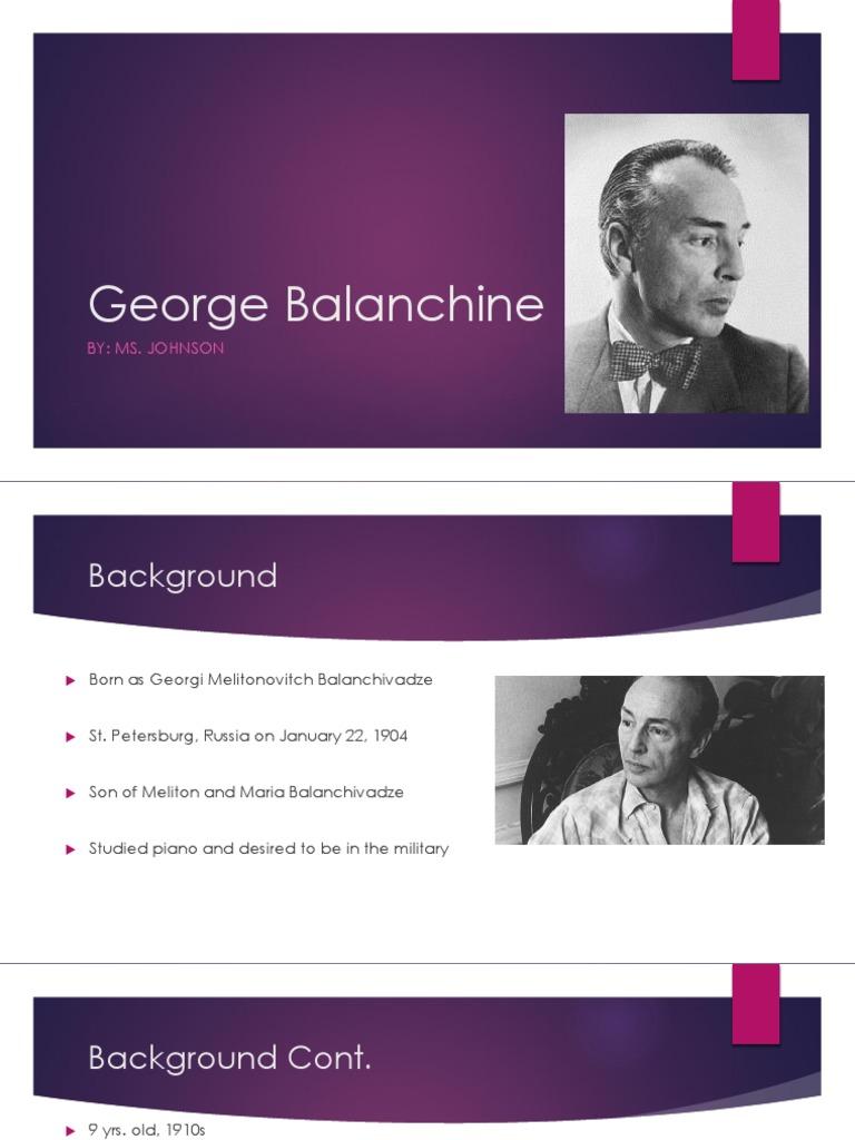 George Balanchine | PDF | Poetry