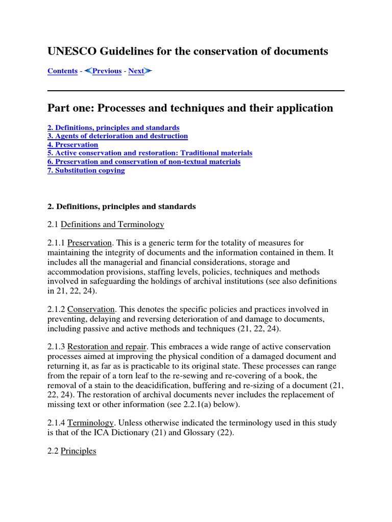 UNESCO Document Conservation Guide | PDF | Pulp (Paper) | Microform