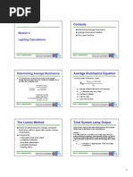 Dialux Illumination Project Report | PDF | Lighting | Components