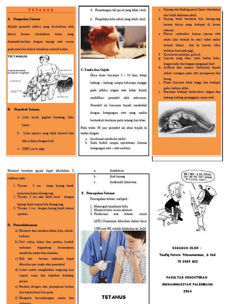 Leaflet Tetanus Opek | PDF