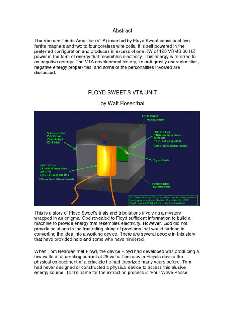 Floyd Sweet VTA Unit | Watt | Electricity