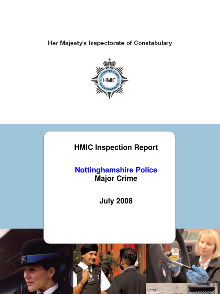 Notinghamshire Police Major Crime HMIC Inspector Report | PDF | Police ...